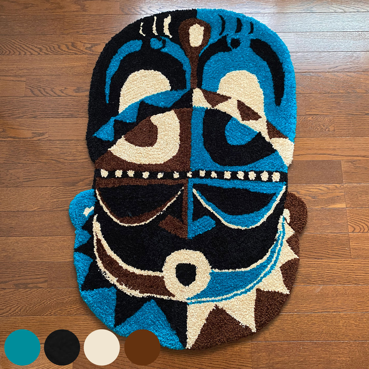 Tiki Mask Tufted Rug No.1 2023 – mookiesato